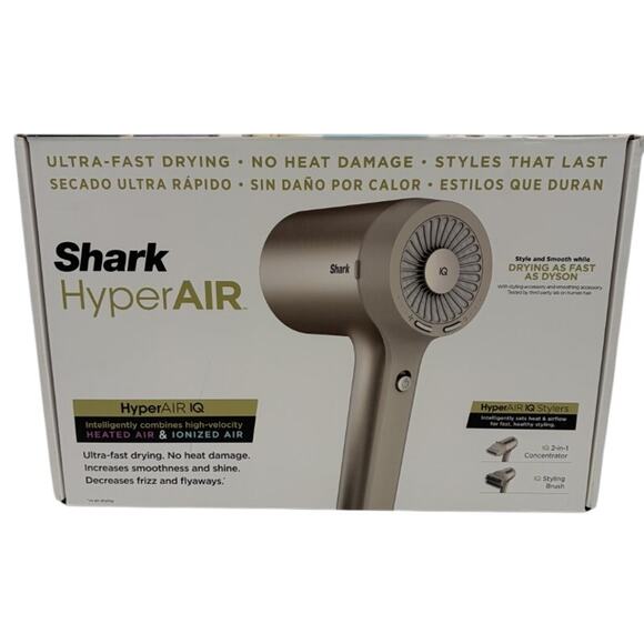 Shark | Hair | New Shark Hyperair Iq Ultrafast Hair Dryer Styler No ...